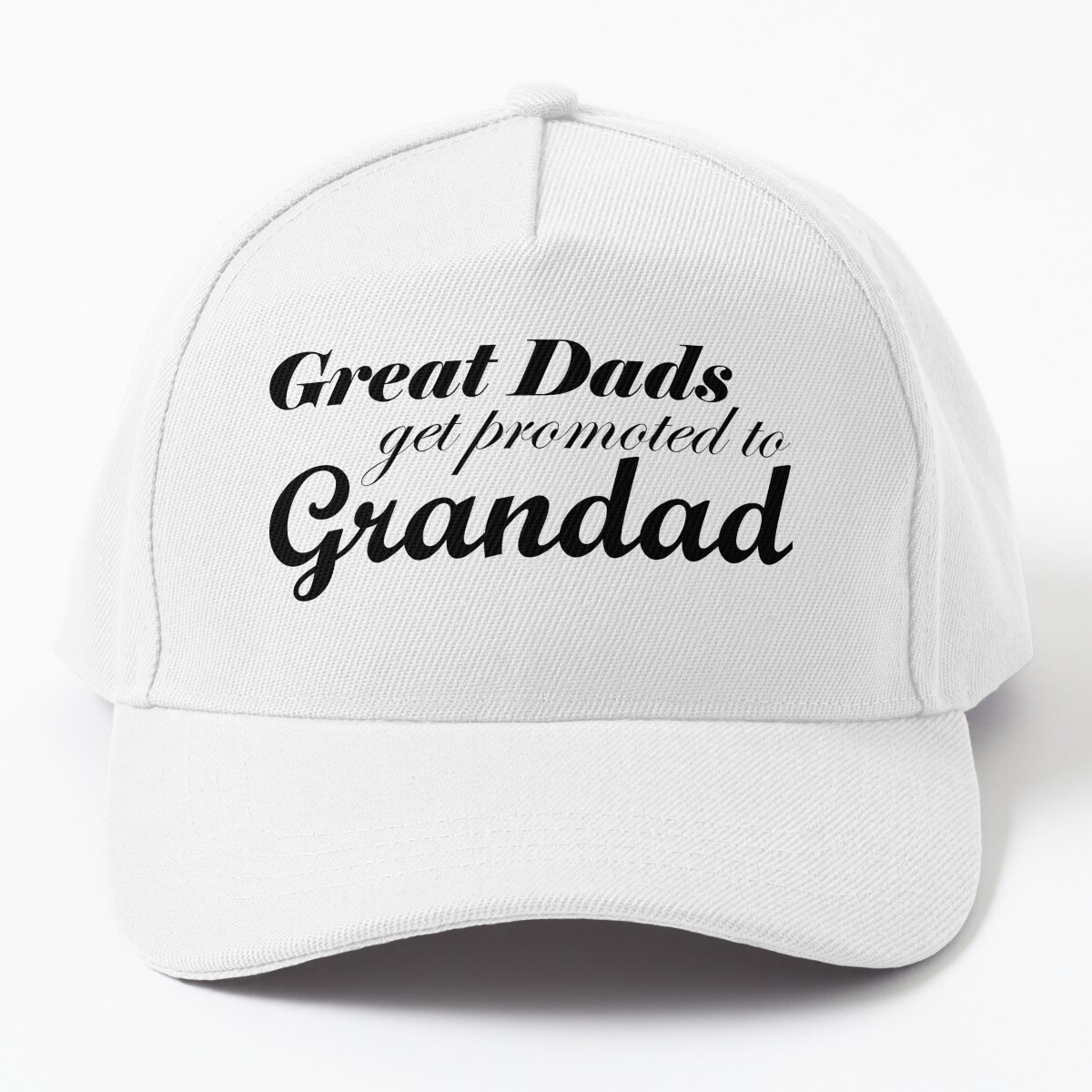 Tiny Hug Great Dads Get Promoted To Grandad Cap Hats For Men, Gift For ...