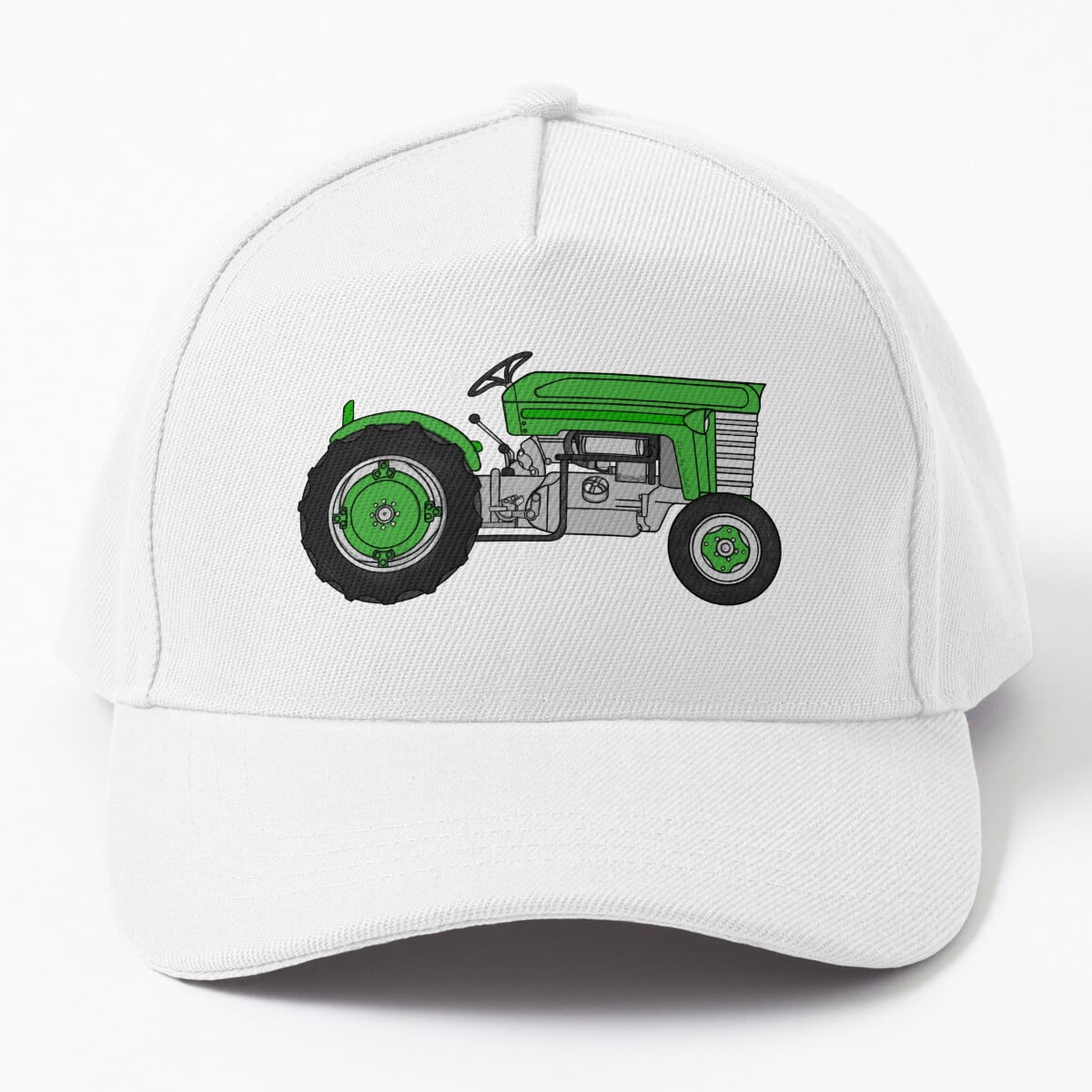 Tiny Hug Green Vintage Tractor Farmer Farming Dad Grandpa Cap Hats For ...