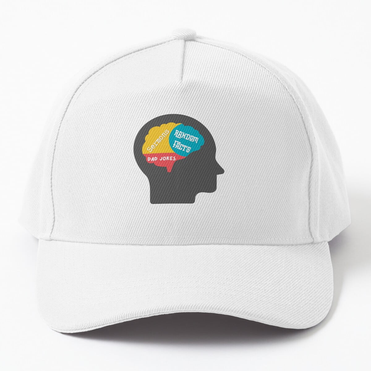 Tiny Hug Happy Father'S Day Dad Gift Brain Dad Jokes Cap Hats For Men ...