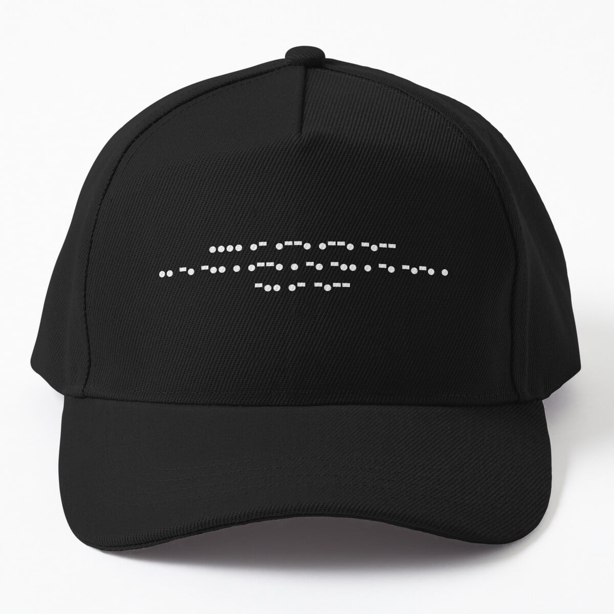 Tiny Hug Happy Independence Day Morse Code White Cap, Hats For Men ...