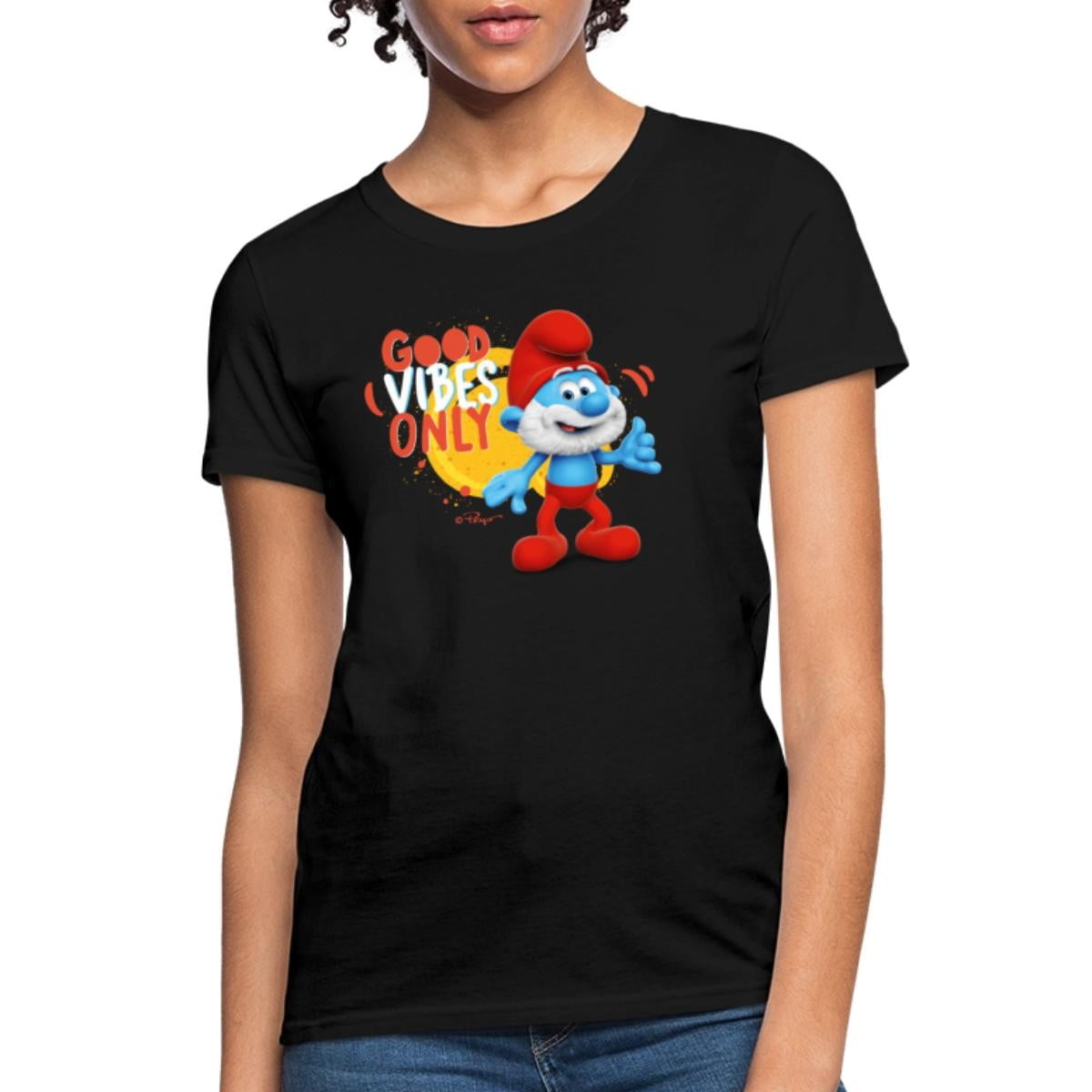 Tiny Hug Happy Papa Smurf 'Good Vibes Only' - The Smurfs Positive ...