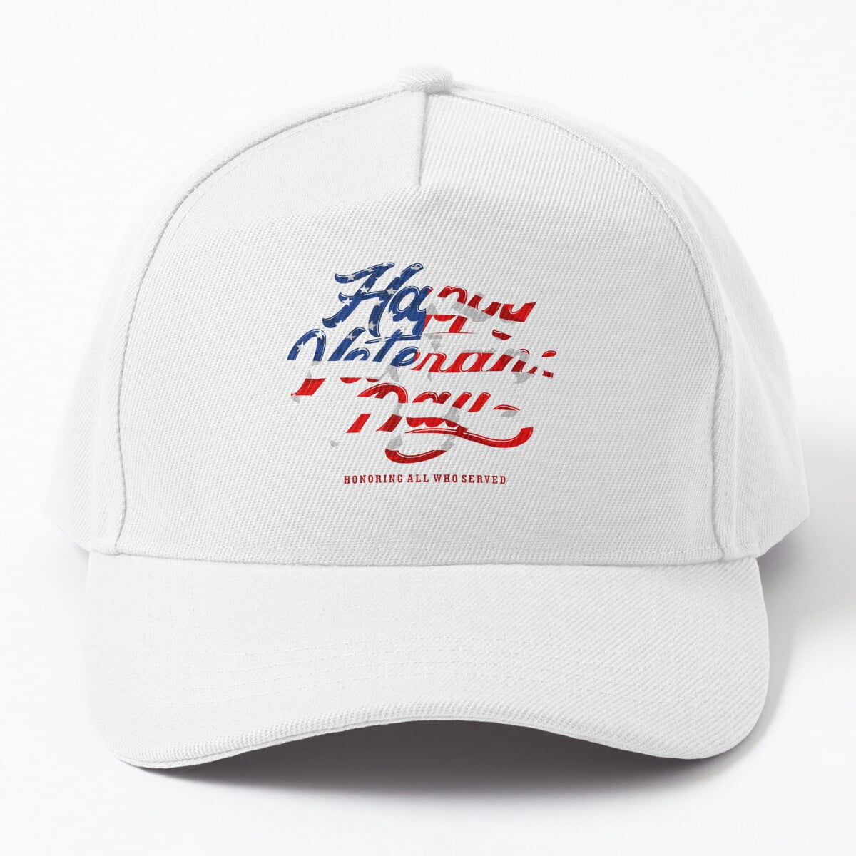Tiny Hug Happy Veteran'S Day Honoring All Who Served Cap, Hats For Men ...