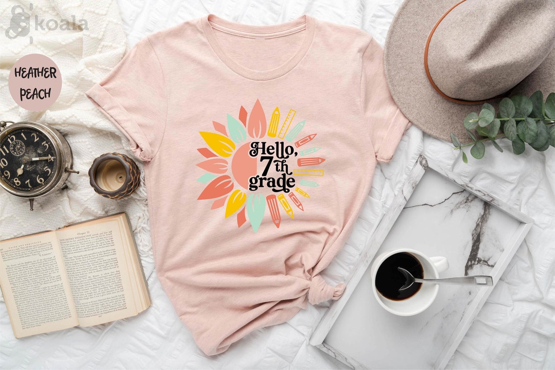 Tiny Hug Hello 7Th Grade Teacher, Teacher Shirt, Gift For Teacher ...