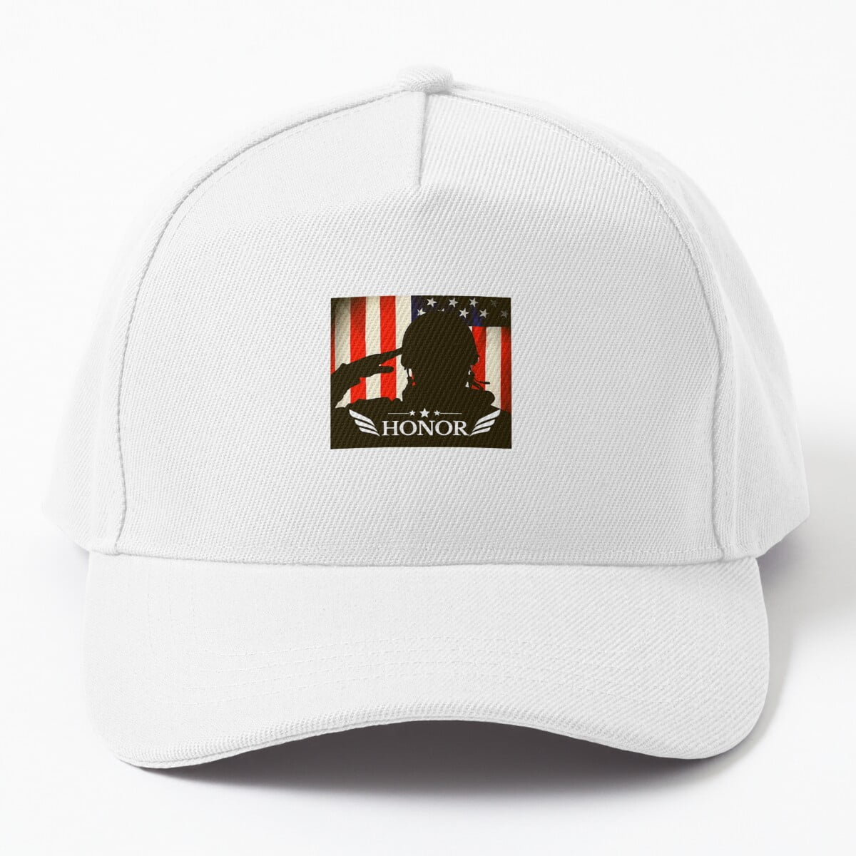 Tiny Hug Honor Flag Veterans Military Recognition Memorial Day Cap ...