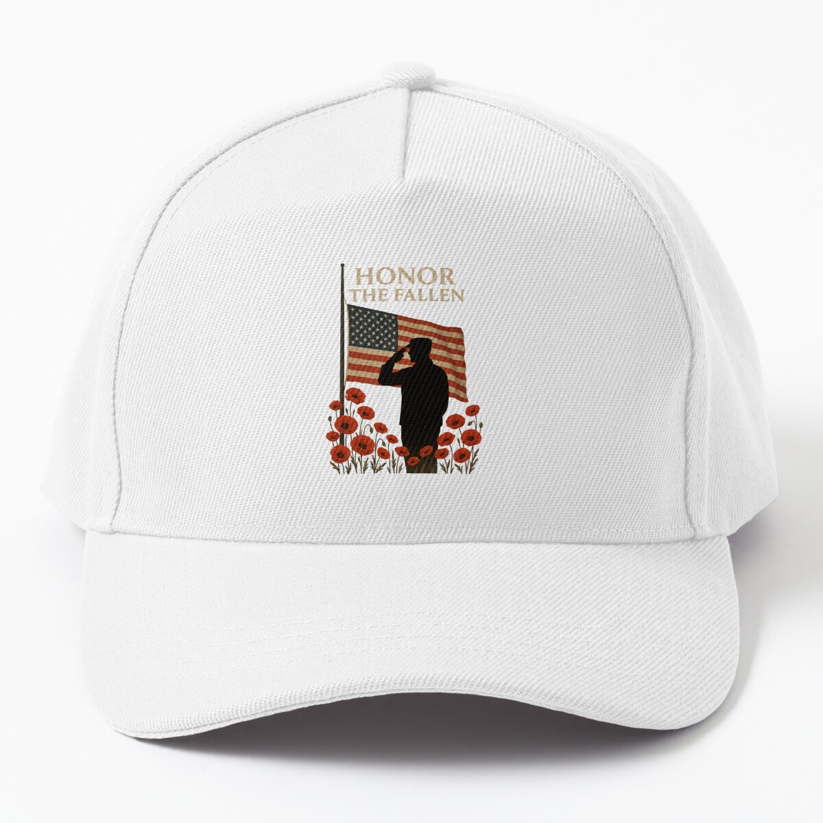 Tiny Hug Honor The Fallen - Patriotic Memorial Tribute Png Cap, Hats ...