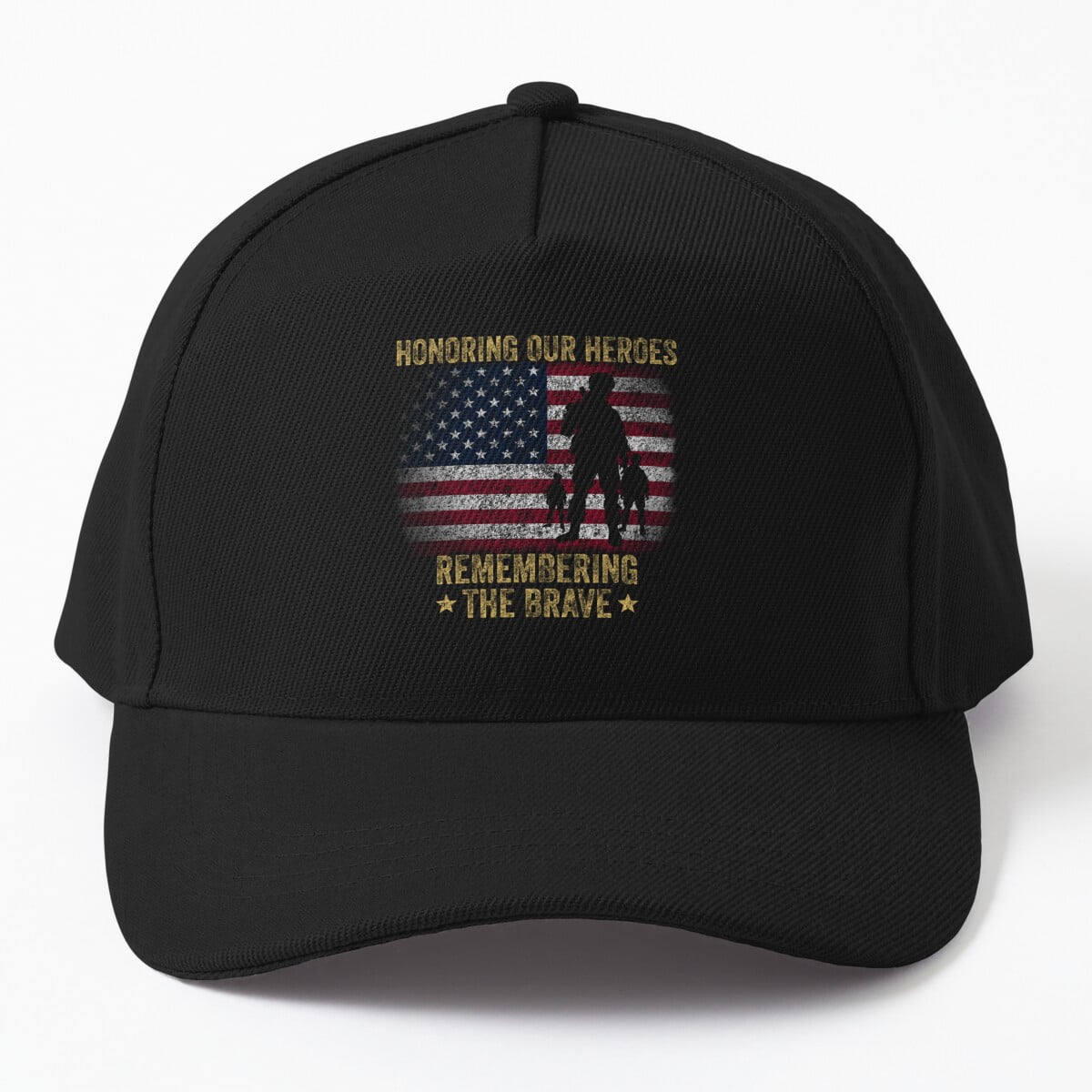 Tiny Hug Honoring Our Heroes Remembering The Brave Vintage Memorial Cap ...
