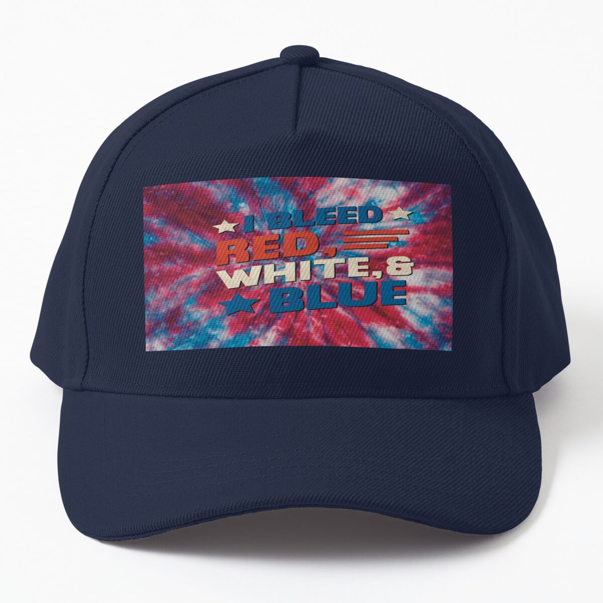 Tiny Hug I Bleed Red White And Blue Cap, Hats For Men, Gift For Him ...