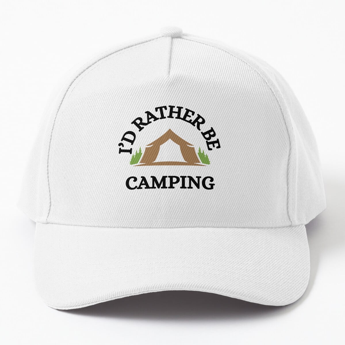 Tiny Hug I'D Rather Be Camping Cap Hats For Men, Gift For Him - Walmart.com