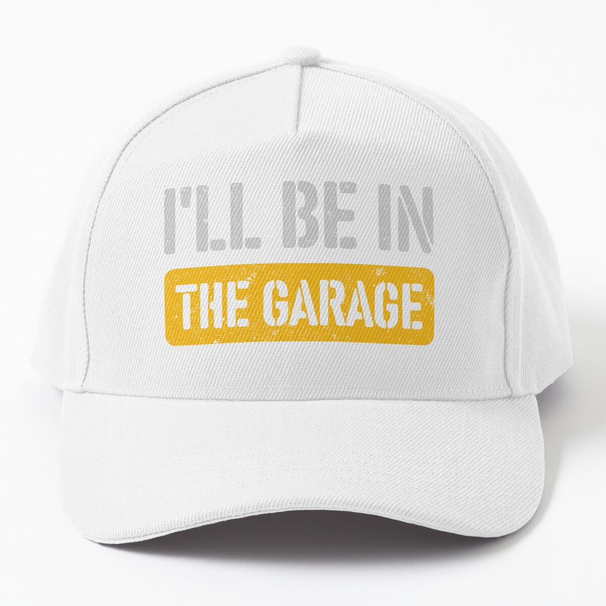 Tiny Hug I'Ll Be In The Garage Mechanics Father'S Day Dad Grandpa Cap ...