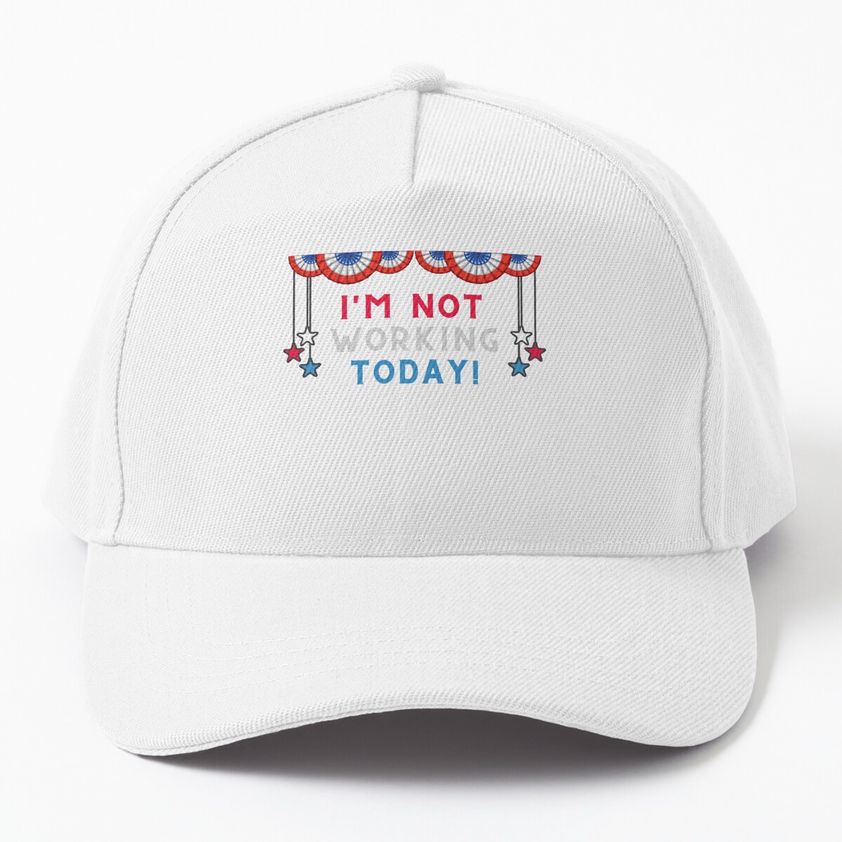 Tiny Hug I'M Not Working Today! Cap, Hats For Men, Gift For Him, Casual ...
