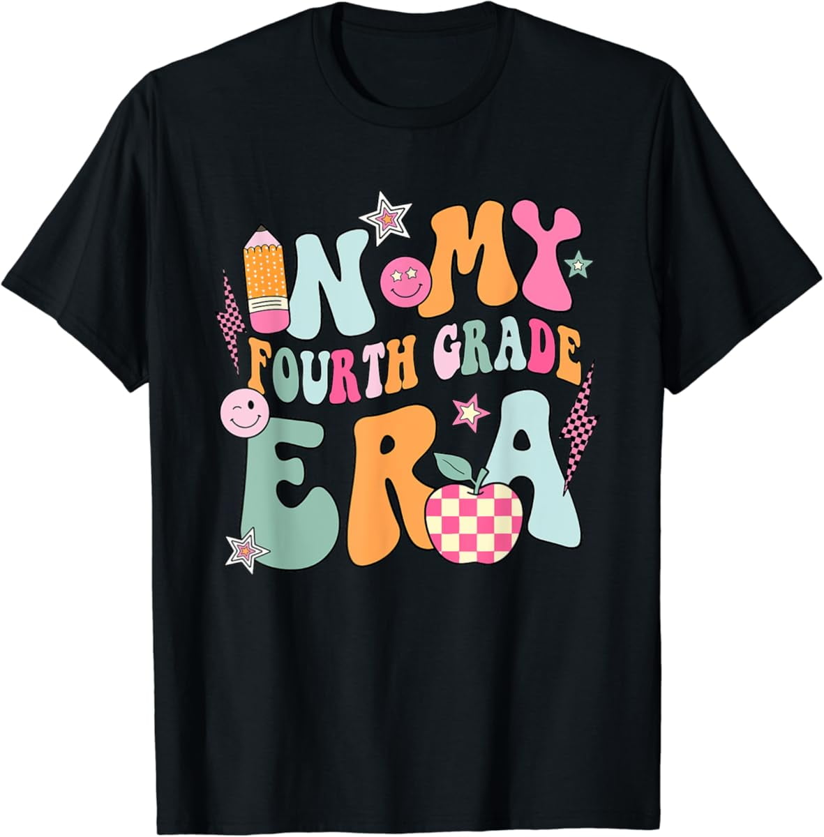 Tiny Hug In My Fourth Grade Era Back To School Retro Groovy 4Th Grade T ...