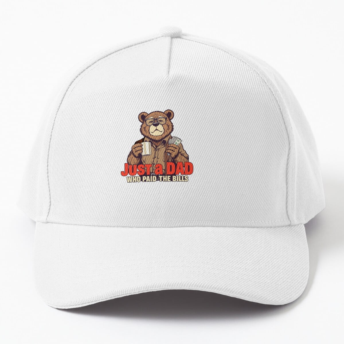 Tiny Hug Just A Dad Who Paid The Bill Cap Hats For Men, Gift For Him ...