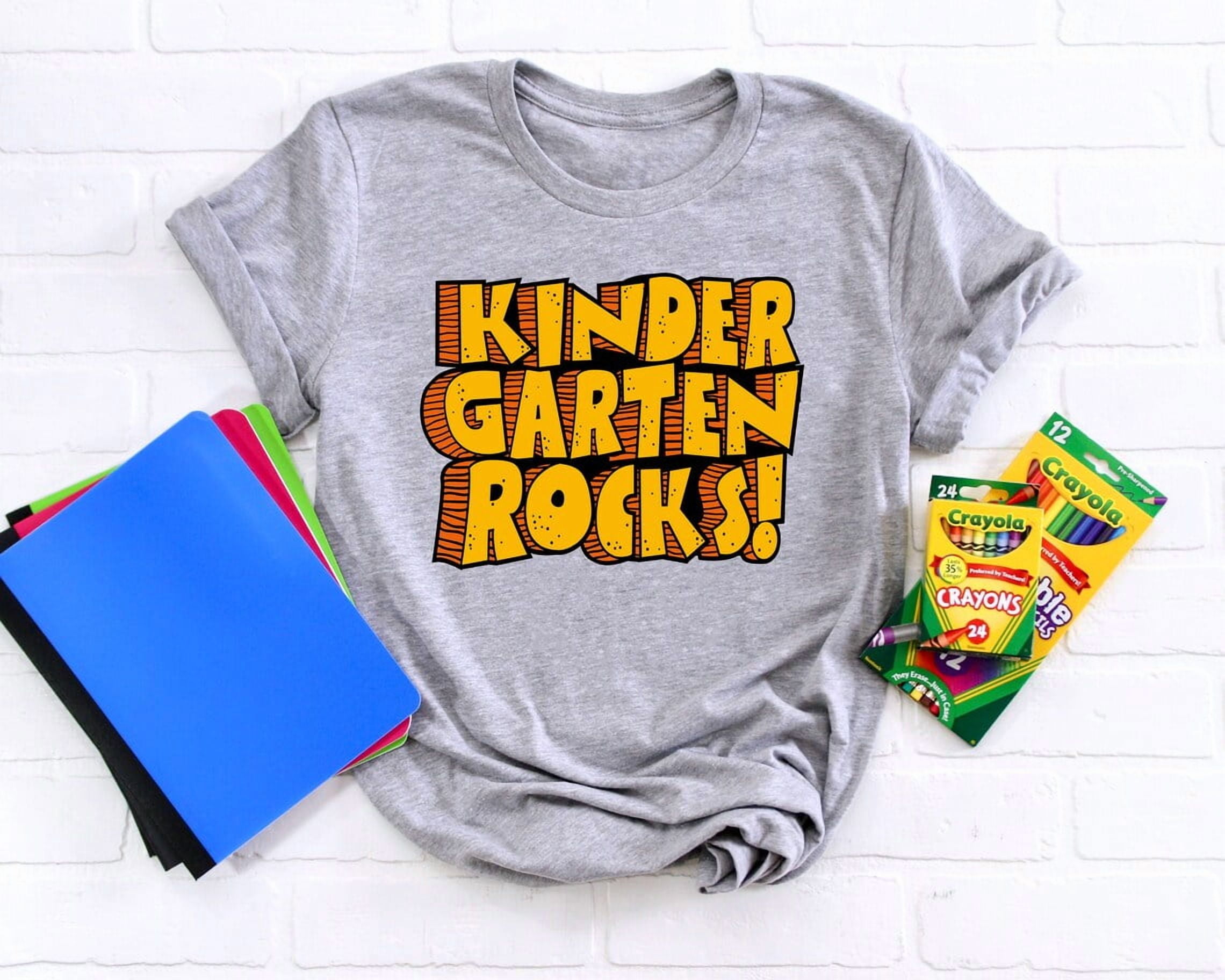 Tiny Hug Kindergarten Tee, Kindergarten Rocks Shirt, Back To School ...