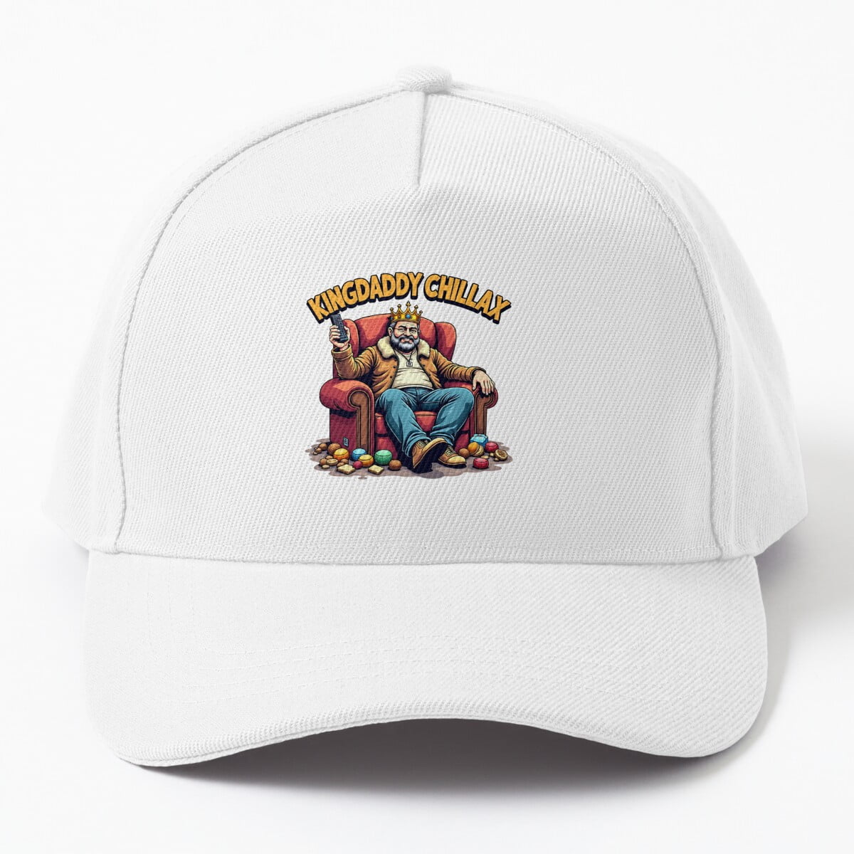 Tiny Hug King Daddy Chillax Lazy Day Royalty Cap Hats For Men, Gift For ...