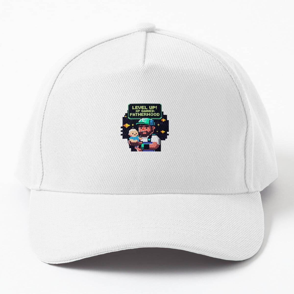 Tiny Hug Level Up Dad – Xp Gained: Fatherhood Cap Hats For Men, Gift ...