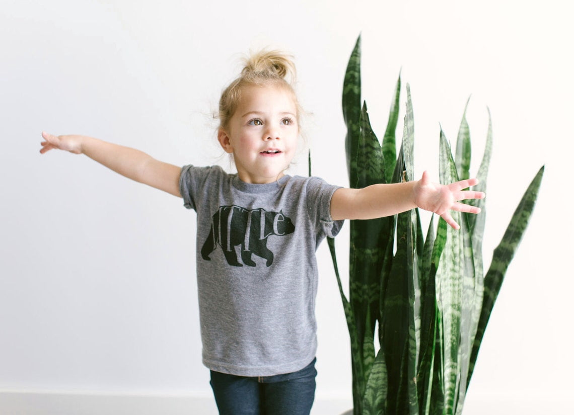 Tiny Hug Little Bear Toddler Tee • Unique Kids Clothes • Hand Lettered ...