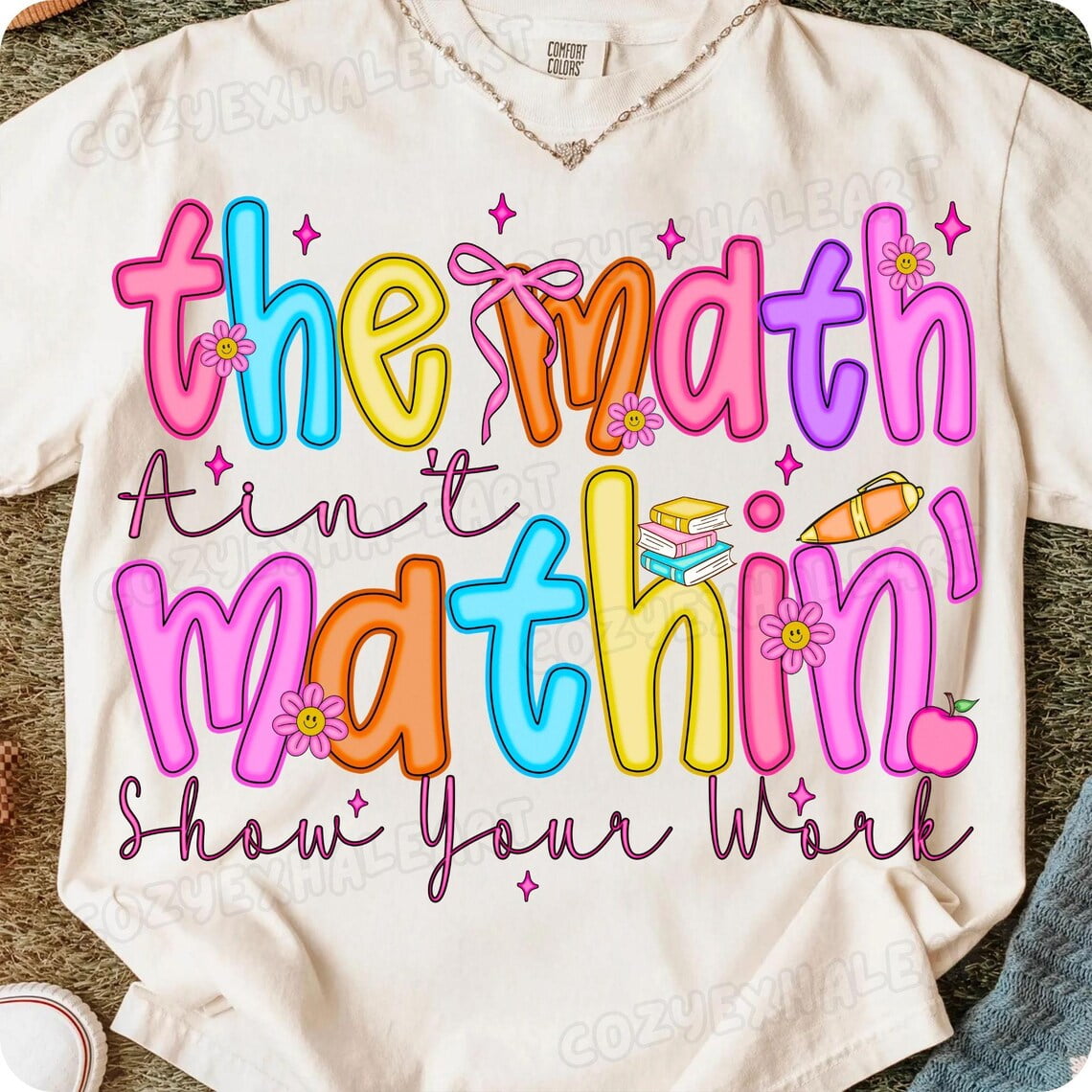 Tiny Hug Math Teacher : Preppy Classroom Design ( All Size S-5XL ...