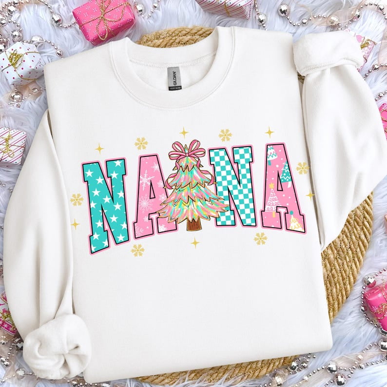 Tiny Hug Merry Mama Winter Holiday Bundle, Pink Winter Holiday Tree ...