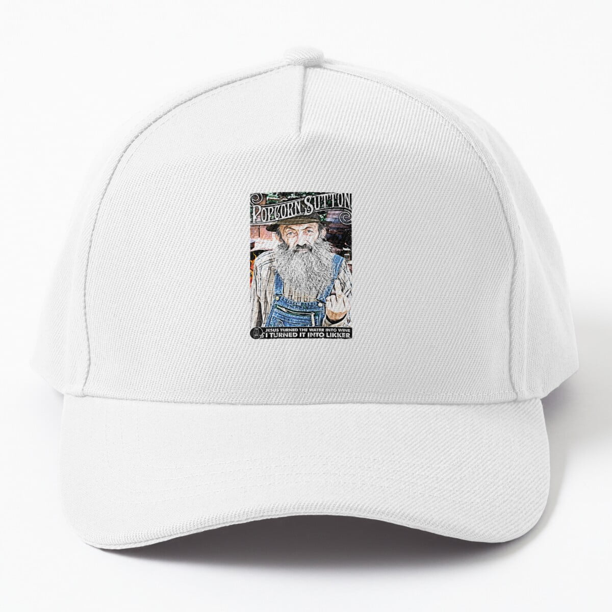 Tiny Hug Moonshine Popcorn Sutton Gift For Fans For Men And Women Cap ...