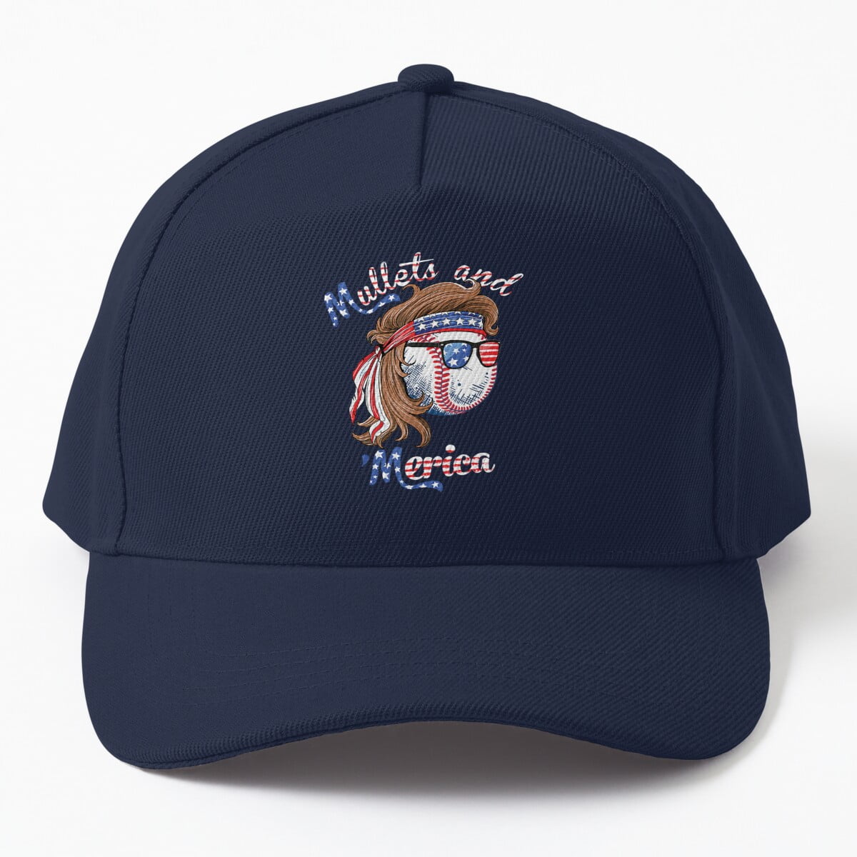 Tiny Hug Mullets And Merica Cap Baseball Cap, Hats For Men, Gift For ...
