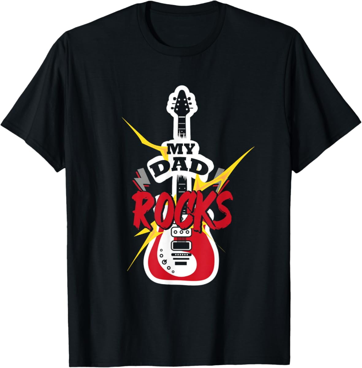 Tiny Hug My Dad Rocks | Bass Guitar Player Daddy | Father'S Day T-Shirt ...