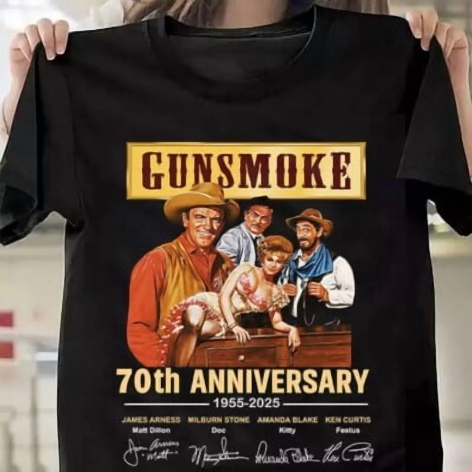 Tiny Hug NEW Gunsmoke 70th Anniversary 1955-2025 Signatures Unisex ...