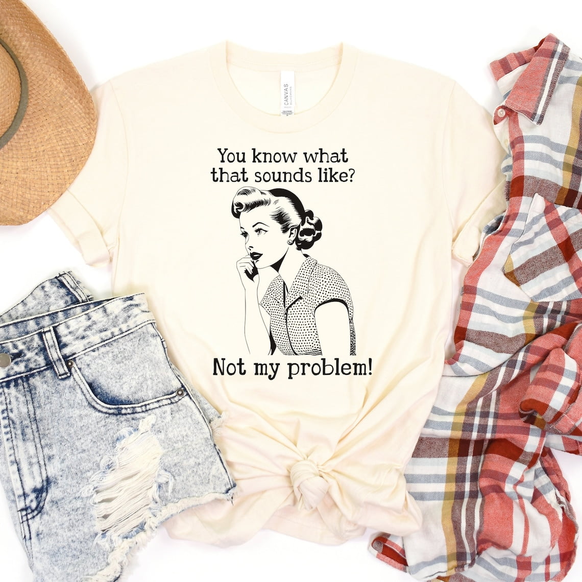 Tiny Hug Not My Problem Shirt, Vintage Not My Problem Tshirt, Vintage ...