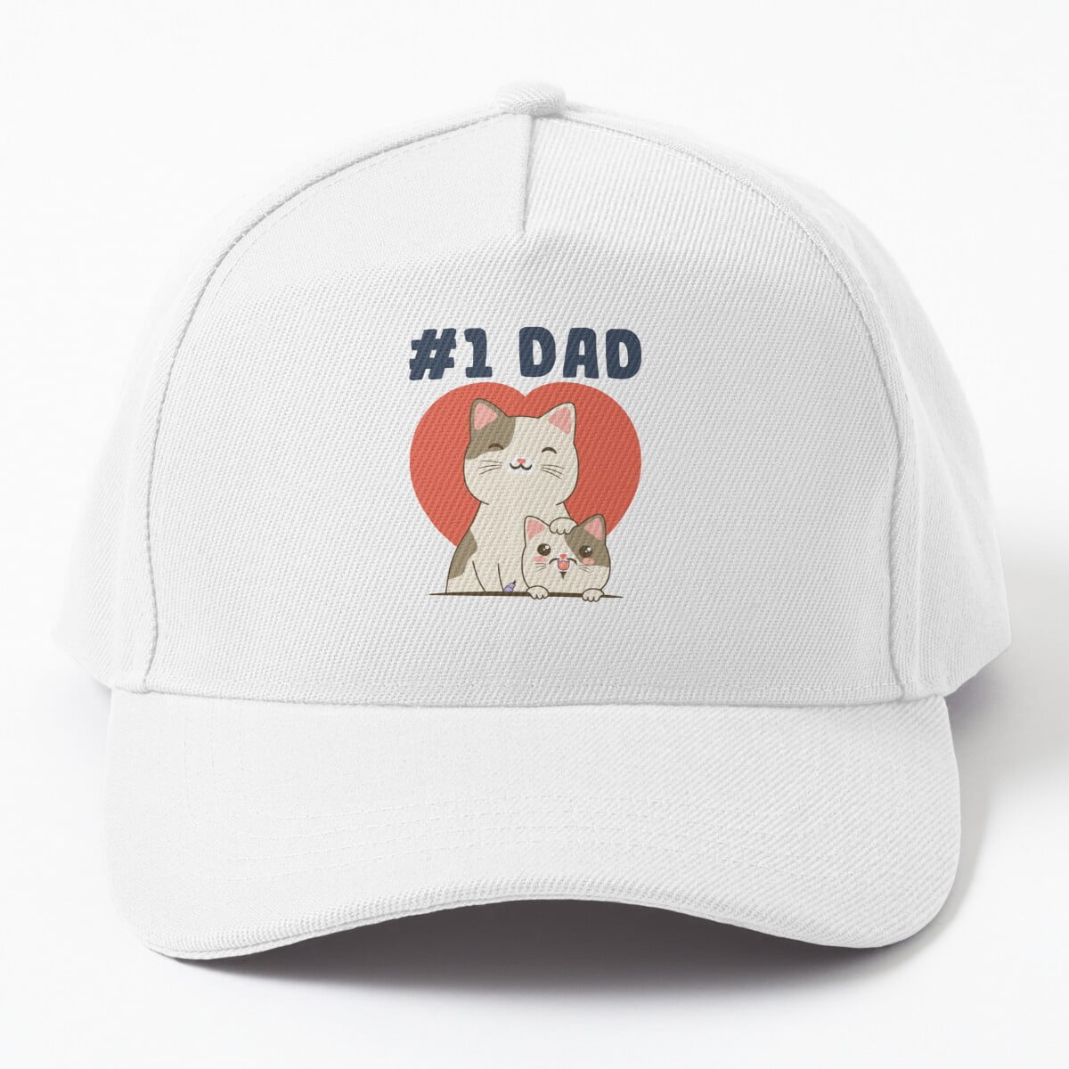Tiny Hug Number One Dad - Cute Cats Cap Hats For Men, Gift For Him ...