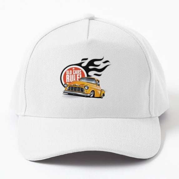 Tiny Hug Old Cars Rule! 55 Chevy Truck Cap Hats For Men, Gift For Him ...