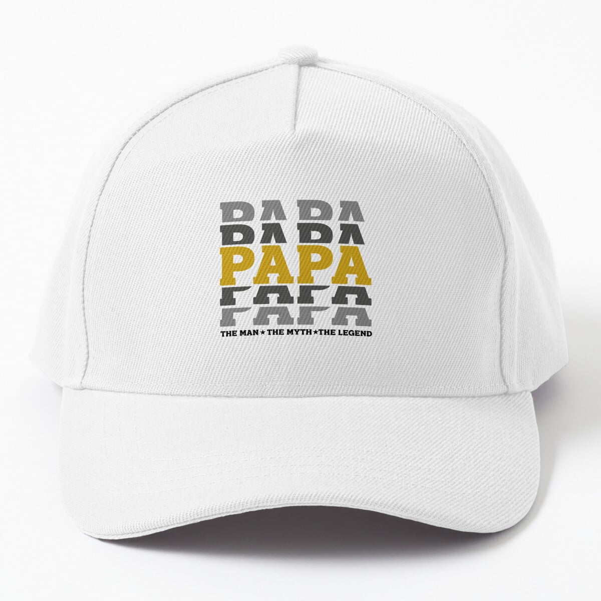 Tiny Hug Papa The Man The Myth The Legend Cap Hats For Men, Gift For ...
