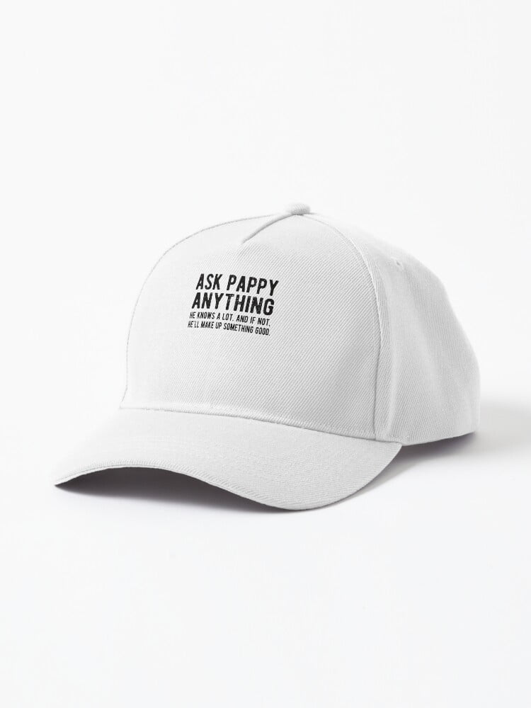 Tiny Hug Pappy Grandpa Fathers Day Gift Pappy Dad Cap Hats For Men ...