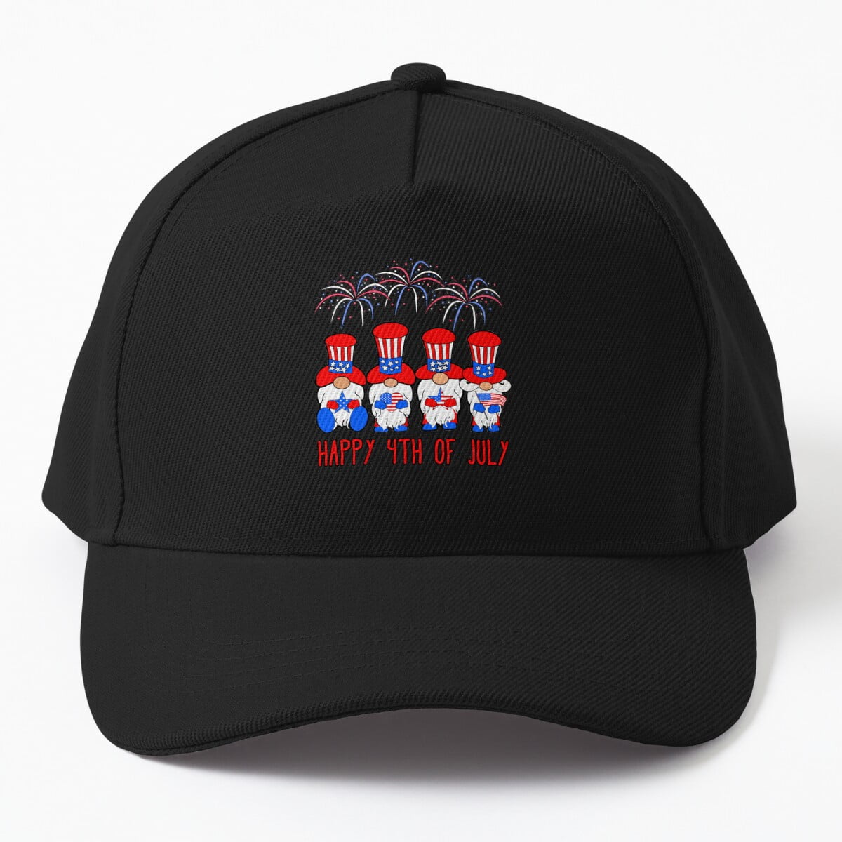 Tiny Hug Patriotic Gnomes America Happy 4Th Of July Cap, Hats For Men ...