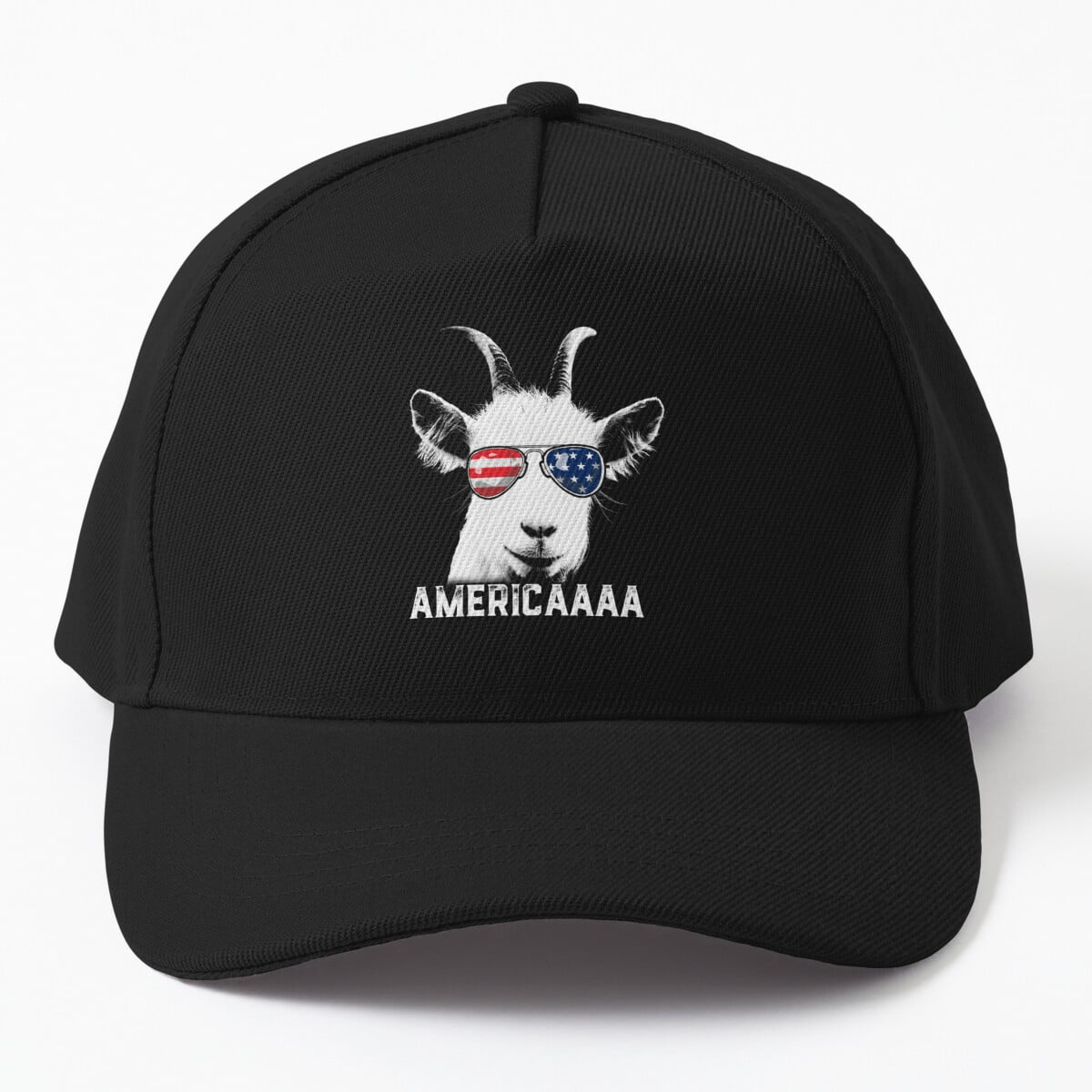 Tiny Hug Patriotic Goat 4Th Of July Boys Funny Goat Americaaa Cap ...