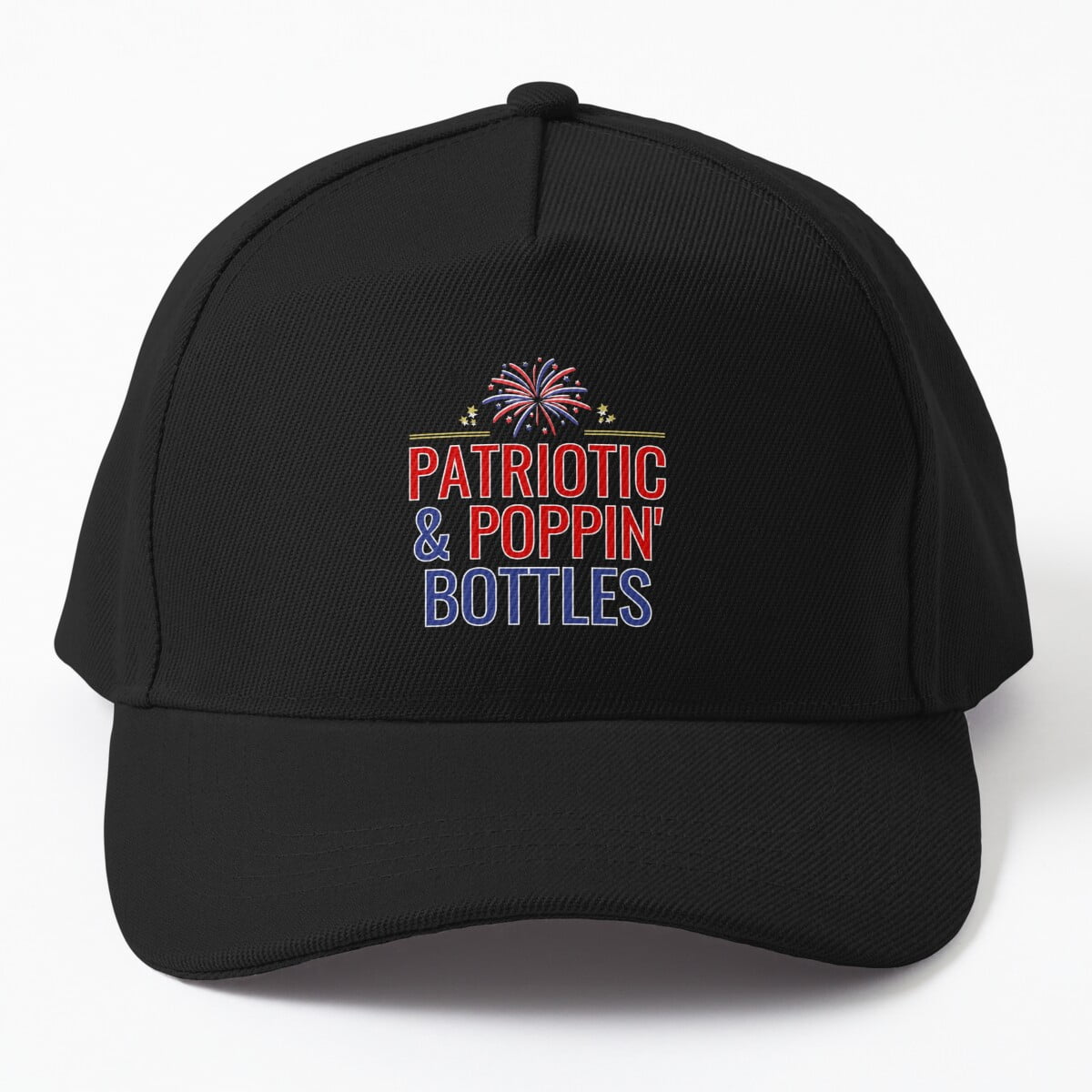 Tiny Hug Patriotic & Poppin' Bottles 4Th Of July Cap, Hats For Men ...