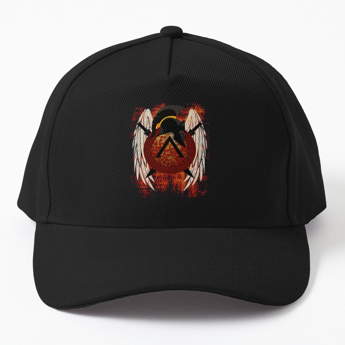 Tiny Hug Patriotic Spartan Warrior Helmet, Shield And Swords Design Cap ...