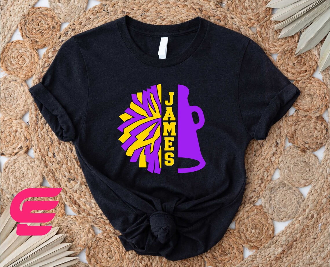 Tiny Hug Personalized Cheer Shirt, Custom Cheer Shirt, Game Day Cheer ...