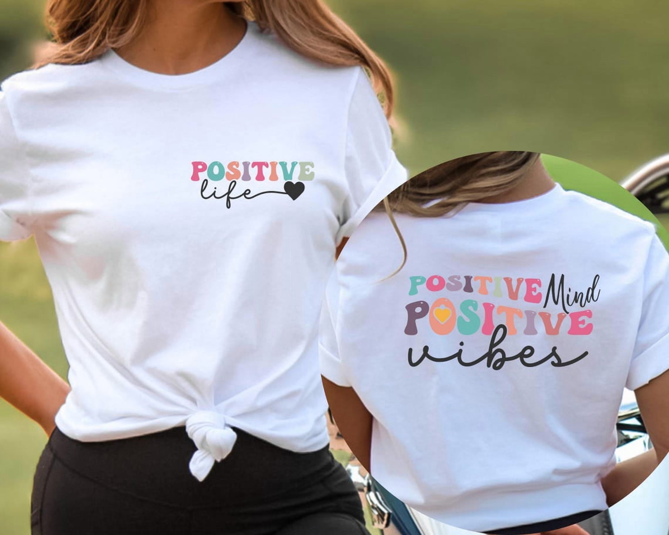 Tiny Hug Positive Mind Positive Vibes Positive Life Shirt, Positivity ...