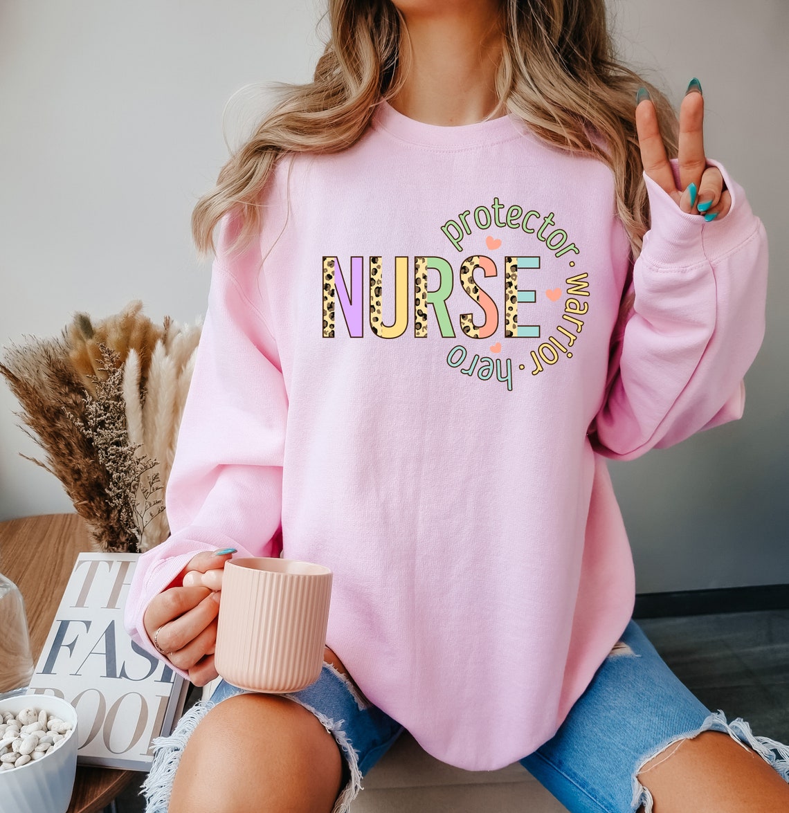 Tiny Hug Protector Warrior Hero Nurse Shirt, Nurse Appreciation T-Shirt ...