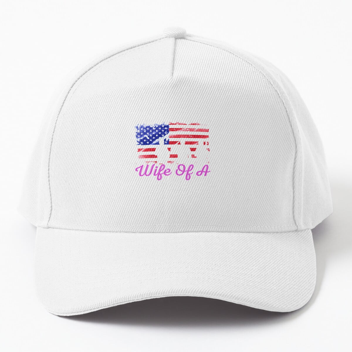 Tiny Hug Proud Wife Of Veteran Usa Flag American Veterans Day Cap, Hats ...