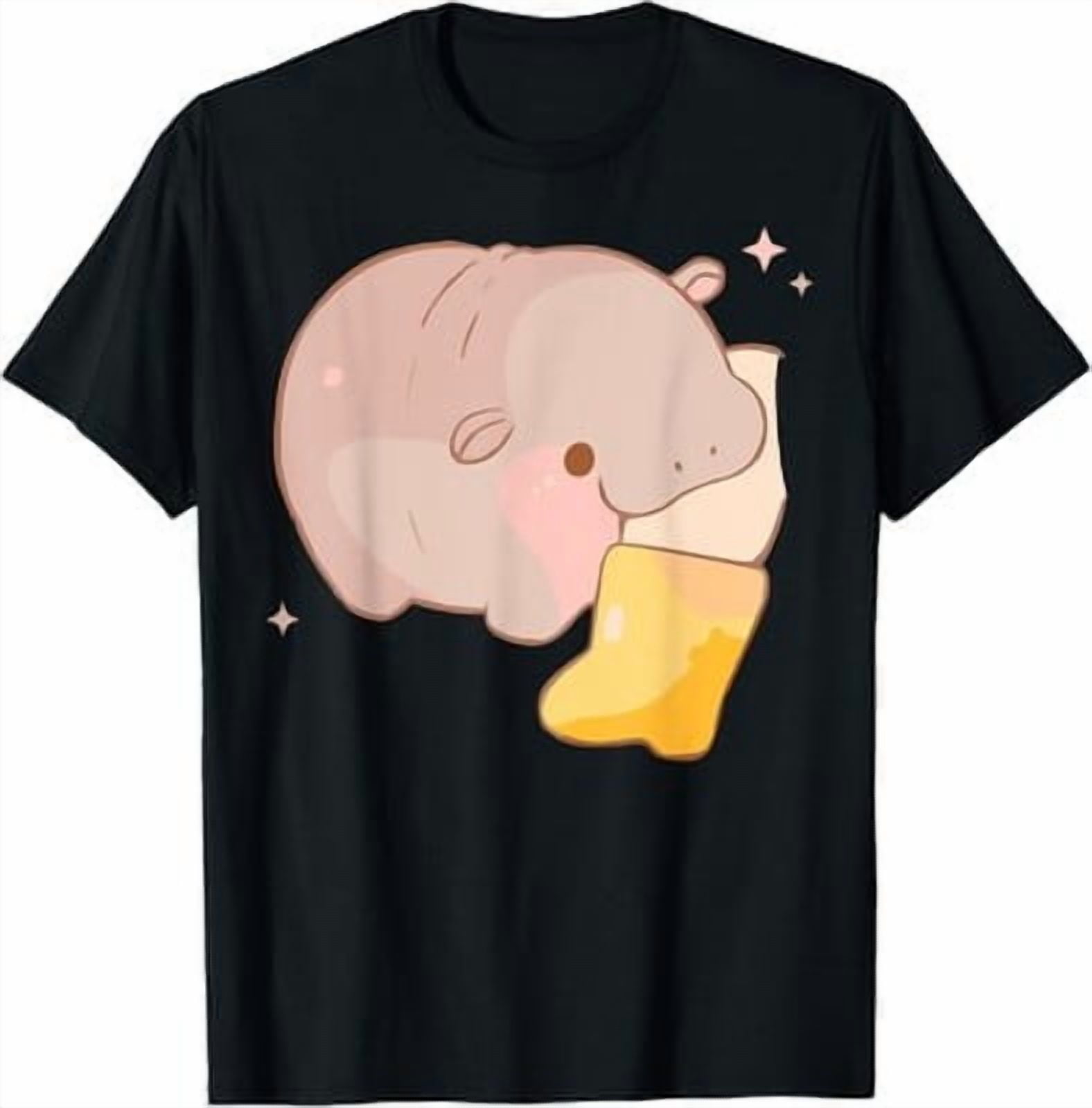 Tiny Hug Pygmy Hippo Vintage Moo Dang Bootleg T-Shirt All Size S-5XL ...