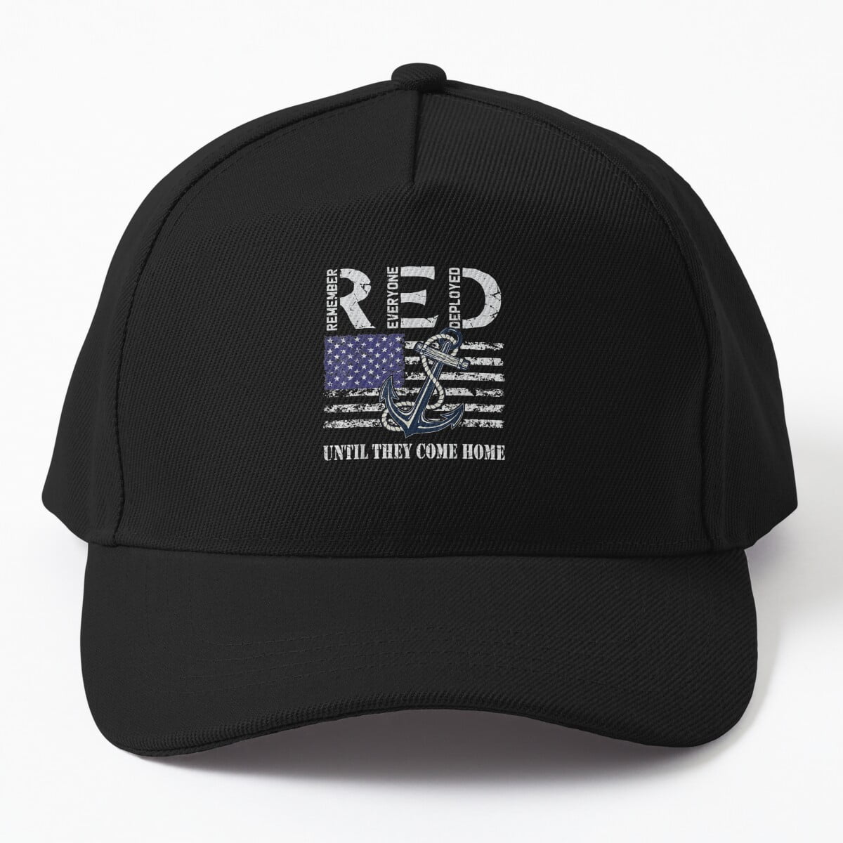 Tiny Hug Red Friday Military Deployed Navy Soldier Us Flag Veteran Cap ...