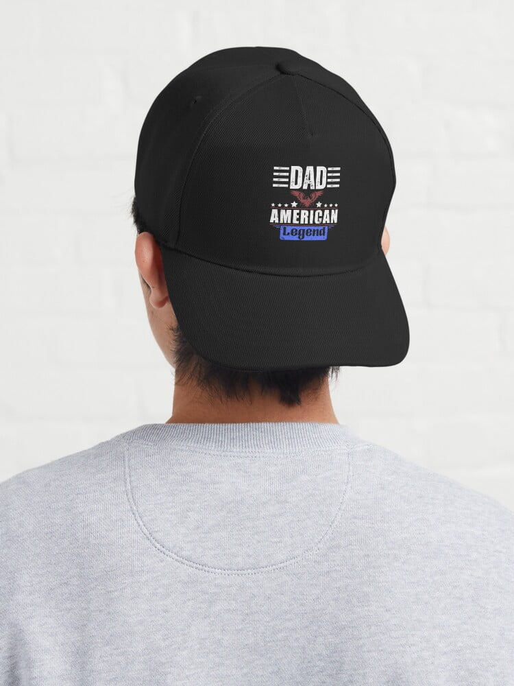 Tiny Hug Red White Blue Dad American Legend Cap, Hats For Men, Gift For ...