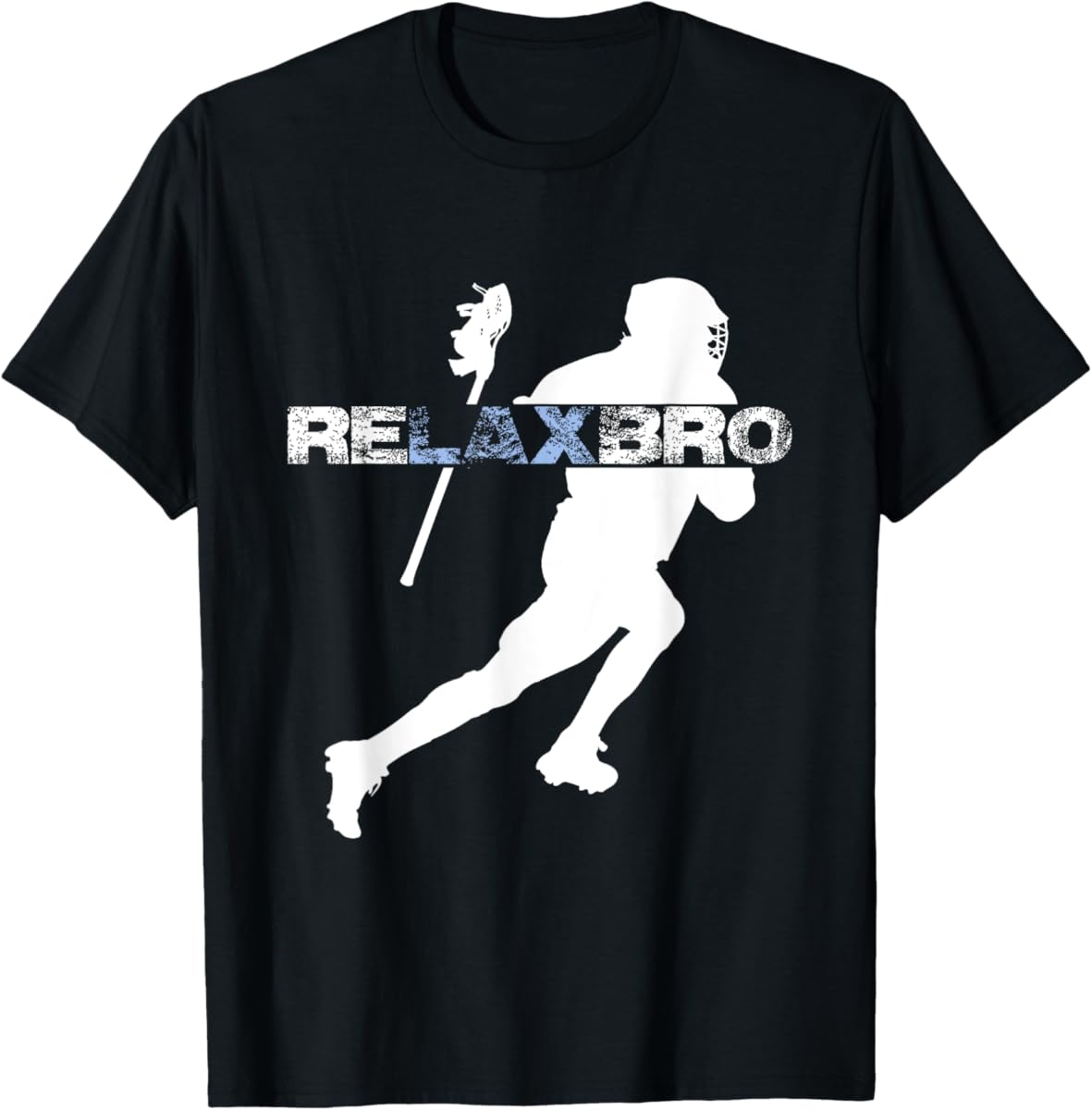 Tiny Hug Relax Bro Lacrosse Player Lax Lover Joke Teen Boys Men T-Shirt ...