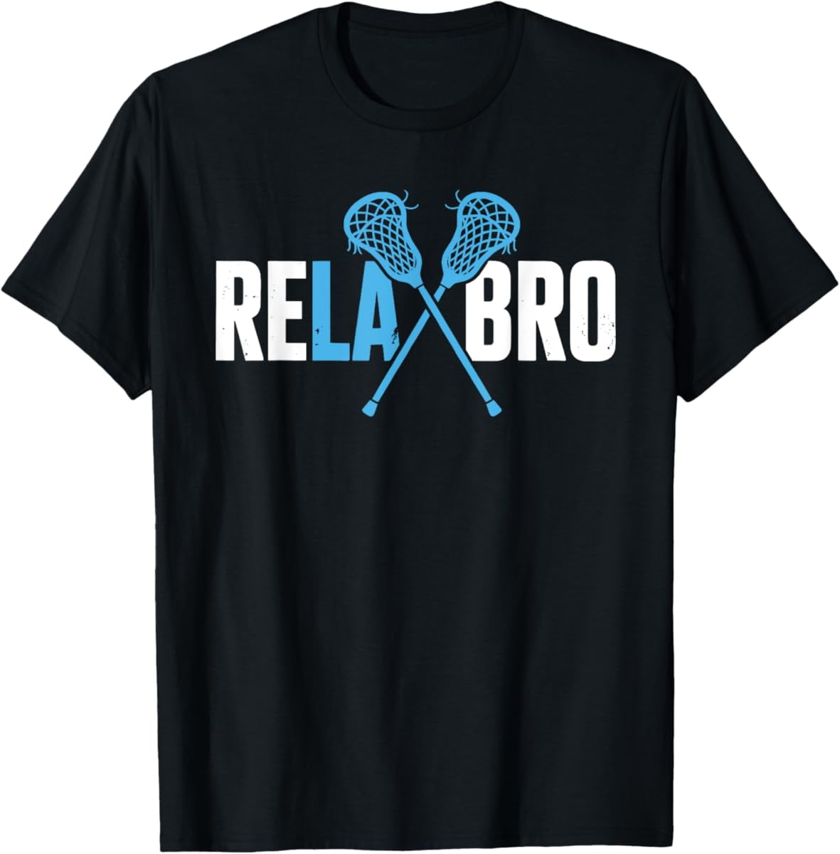 Tiny Hug Relax Bro Lacrosse Player Lax Lover Joke Teen Boys T-Shirt All ...