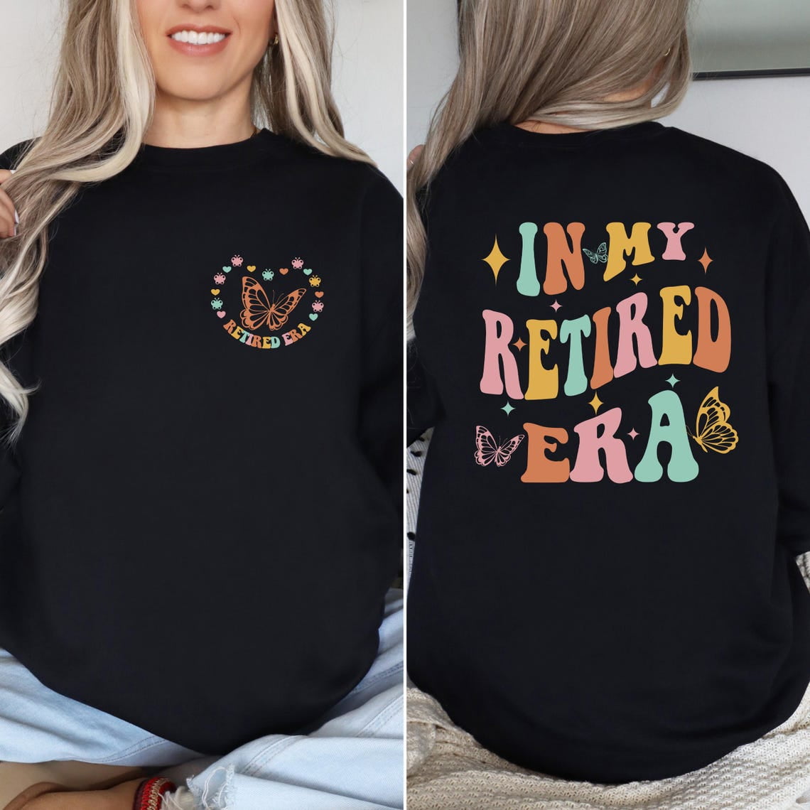 Tiny Hug In My Retired Era Shirt, Retired Women Gift, Retired Mother ...
