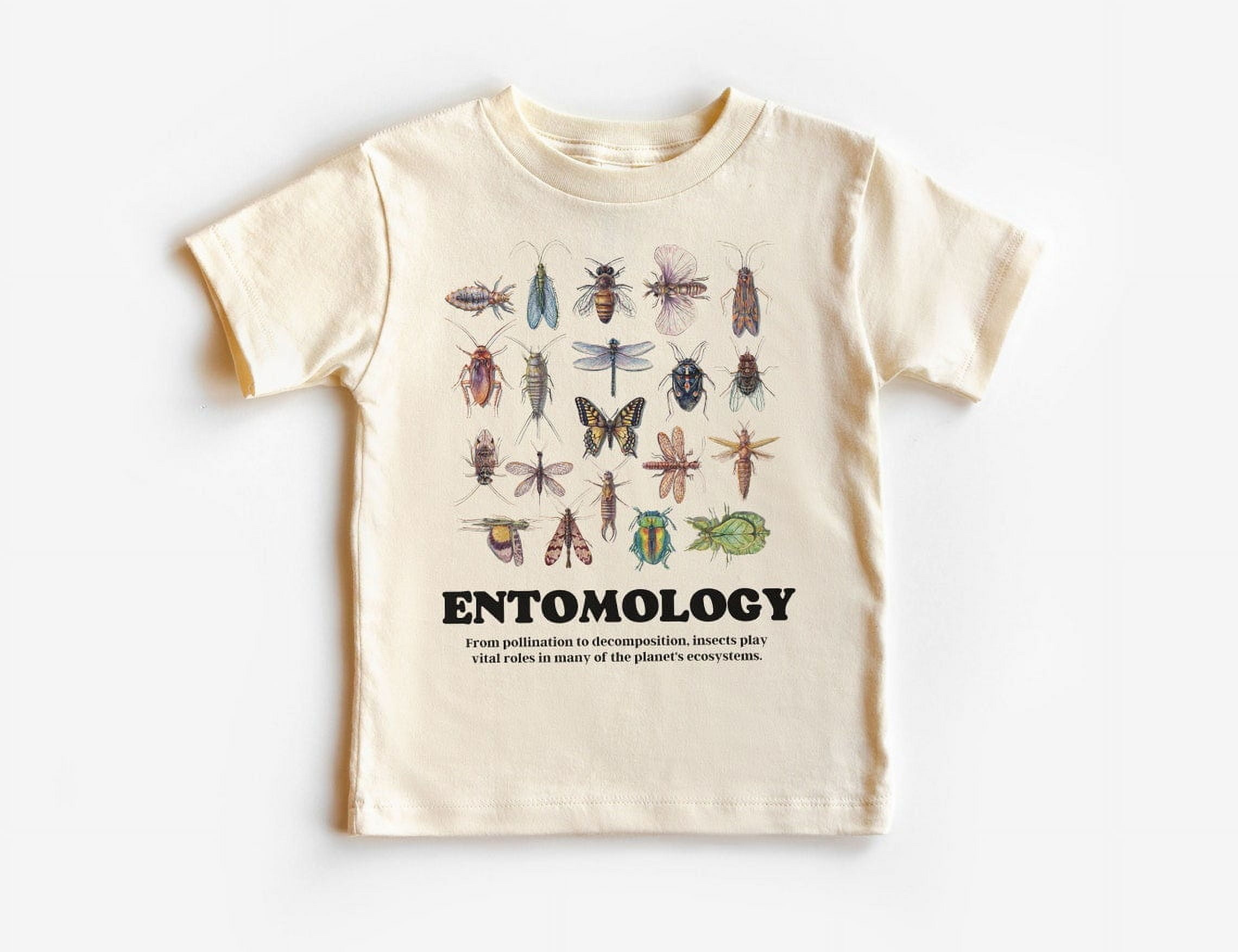 Tiny Hug Retro Entomology Guide Toddler Shirt - Cute Insects Bugs ...