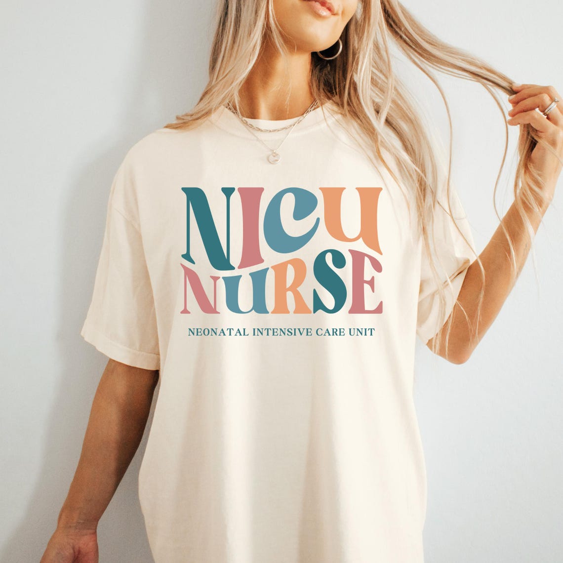 Tiny Hug Retro Nicu Nurse Shirt, Neonatal Intensive Care Unit Shirt ...