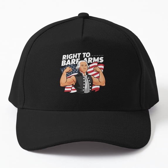 Tiny Hug Right To Bare Arms - 4Th Of July Funny Gym Workout Cap, Hats ...