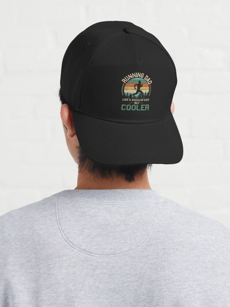 Tiny Hug Running Dad Like Regular But Cooler Father'S Day Gift Cap ...