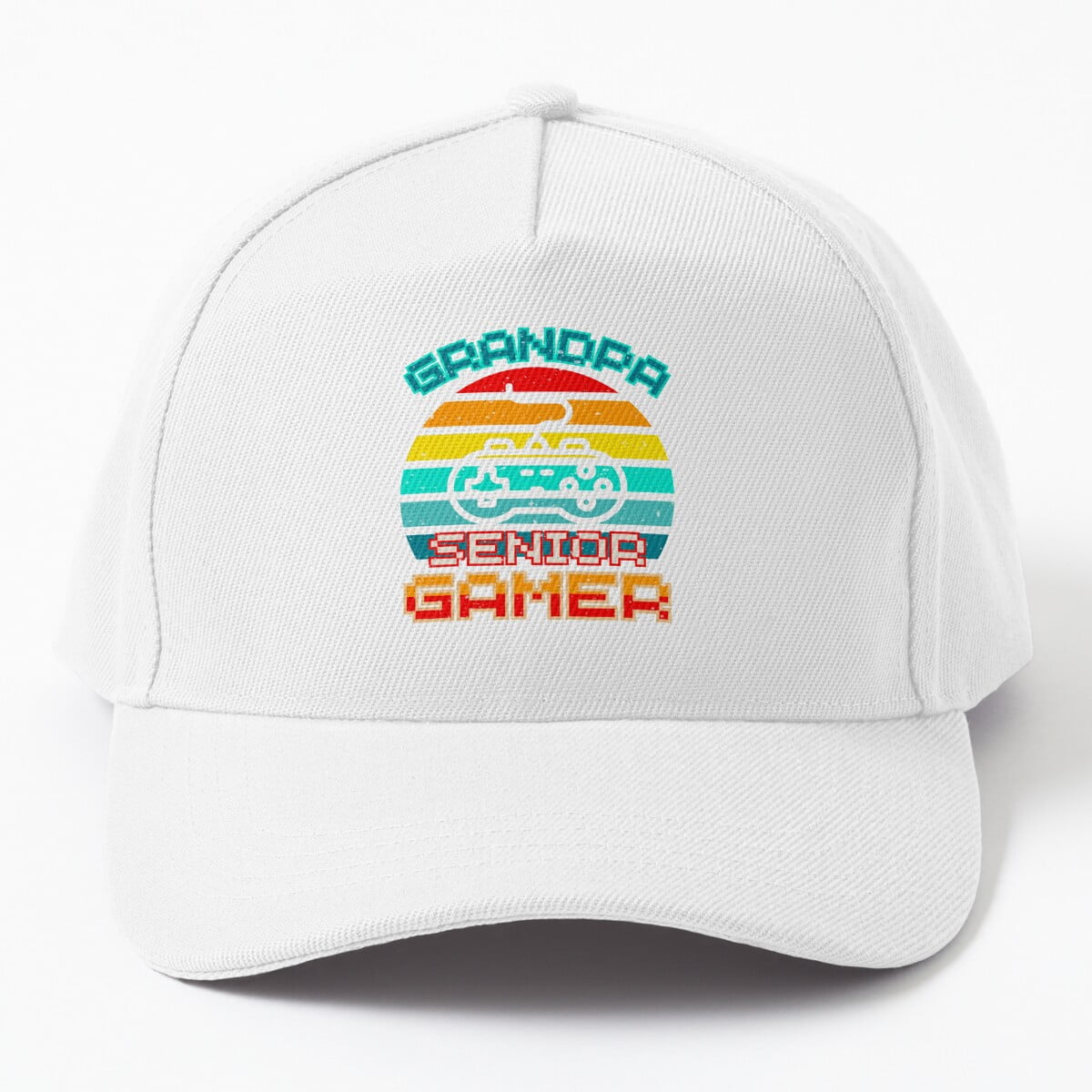 Tiny Hug Senior Gamer Grandpa Cap – Legend Level Up Papa Gaming Present ...